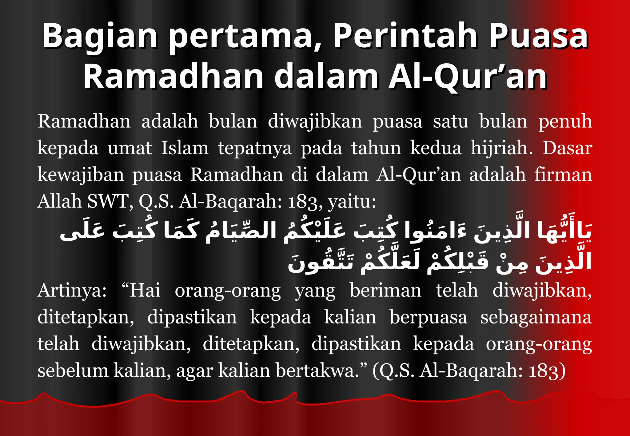 RASIONALITAS BAHASA AL-QUR'AN ATAS KEWAJIBAN PUASA RAMADHAN.ppt