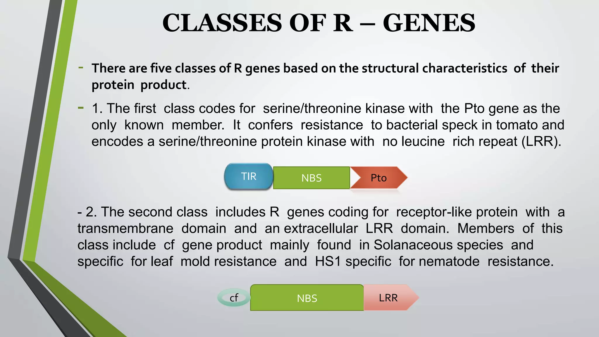 Resistance mechanism In Plants - R GENE | PPTX