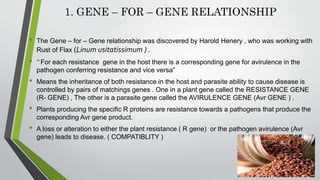 Resistance mechanism In Plants - R GENE | PPTX