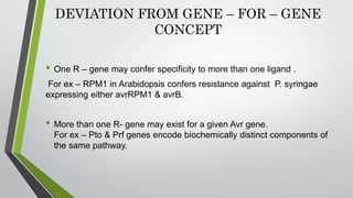 Resistance mechanism In Plants - R GENE | PPTX