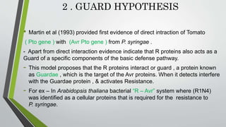 Resistance mechanism In Plants - R GENE | PPTX