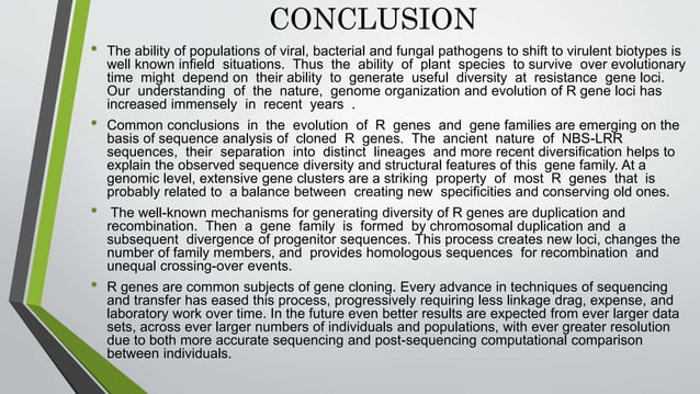 Resistance mechanism In Plants - R GENE | PPTX | Gardening | Home & Garden