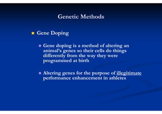 Drug Control in Racing (and other equine sports) | PDF