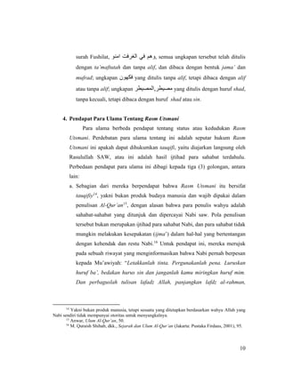 Rasm al-ur'an | DOCX