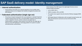 SAP Cloud security overview 2.0 | PDF