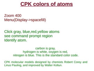 Use of Rasmol and study of proteins | PDF