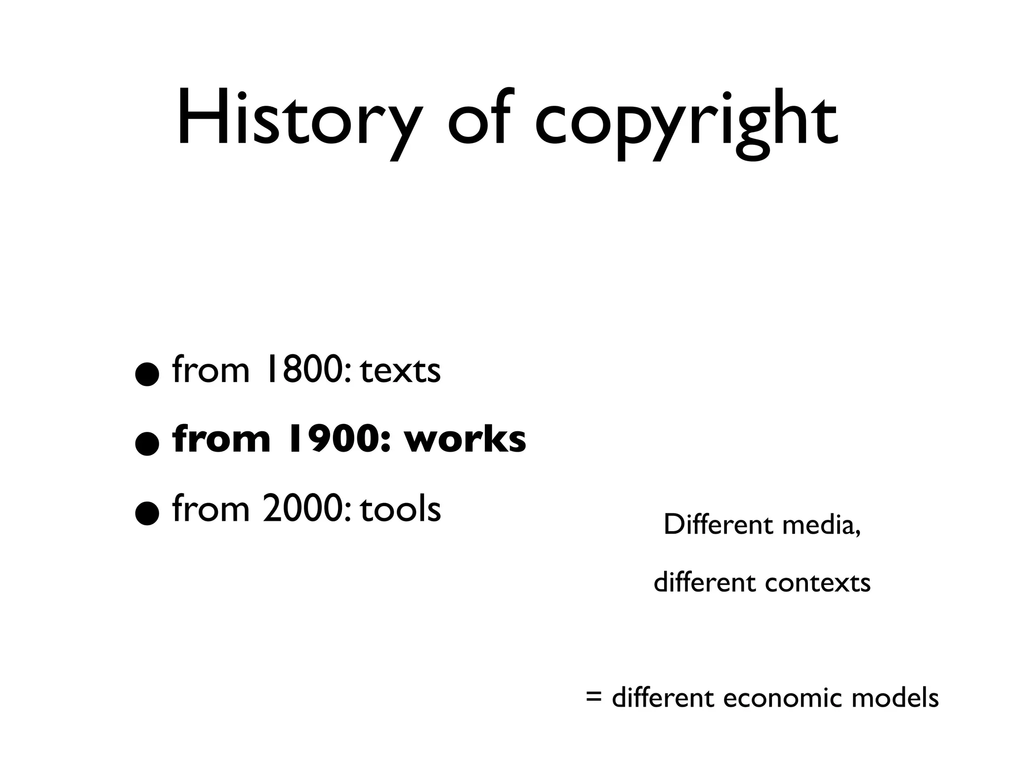 The nonlinear history of copyright | PPT