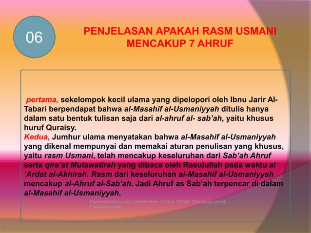 ppt Rasm usmani | PPTX