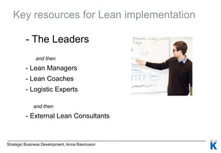 Rasmuson, Anna - The Lean journey at Karolinska University Hospital ...