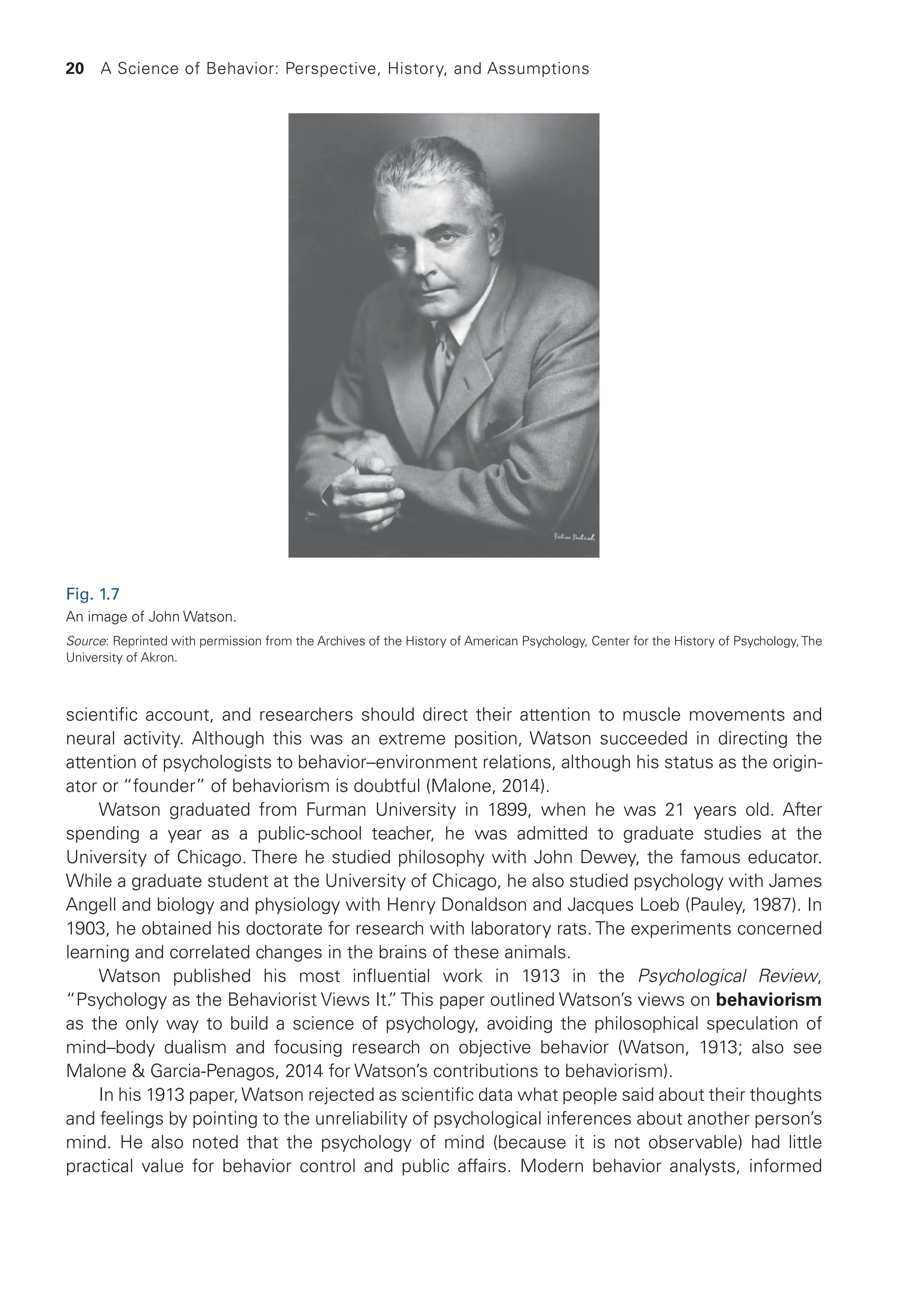 Rasmussen (2022) Behavior Analysis and Learning A Biobehavioral ...