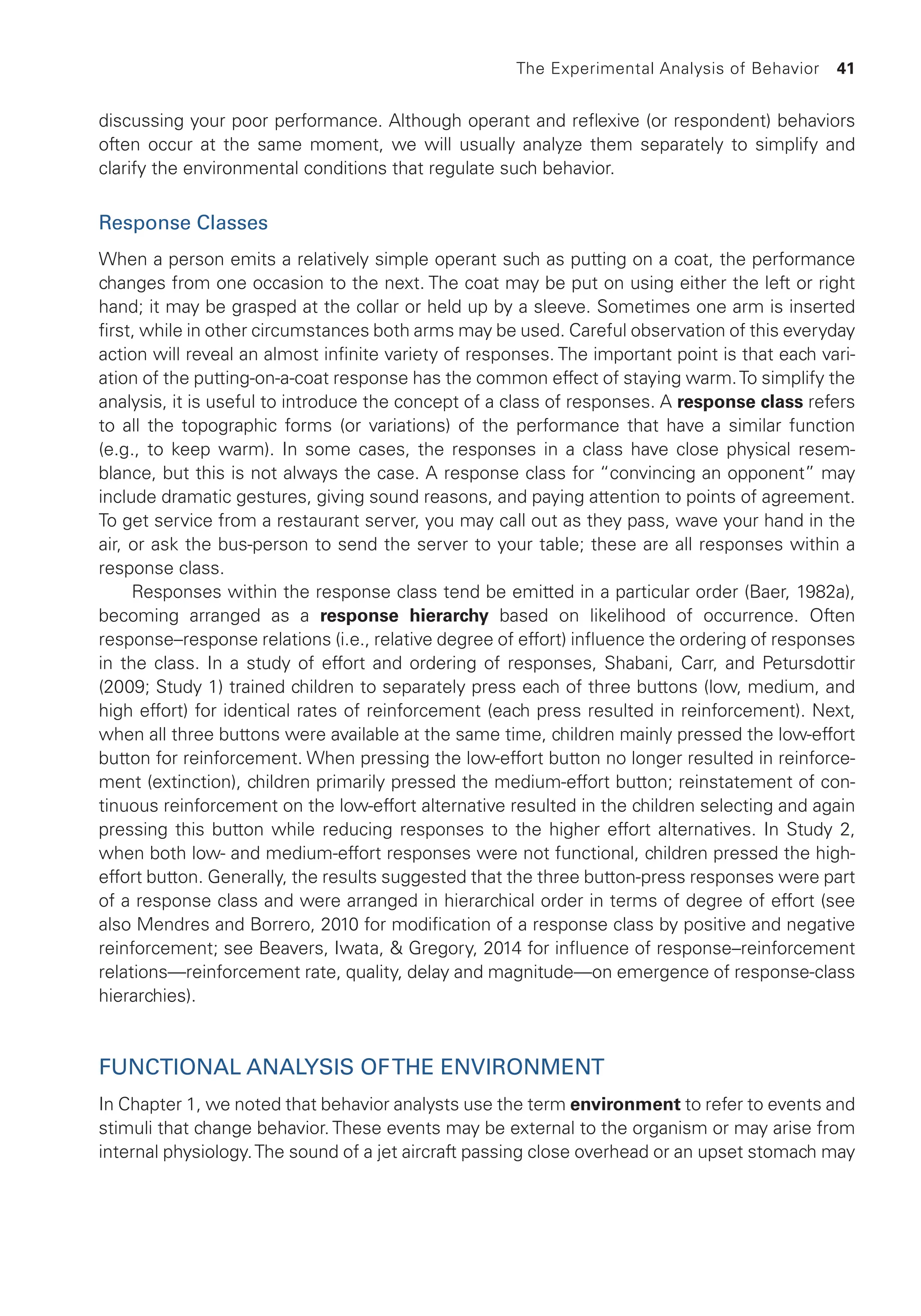 Rasmussen (2022) Behavior Analysis and Learning A Biobehavioral ...