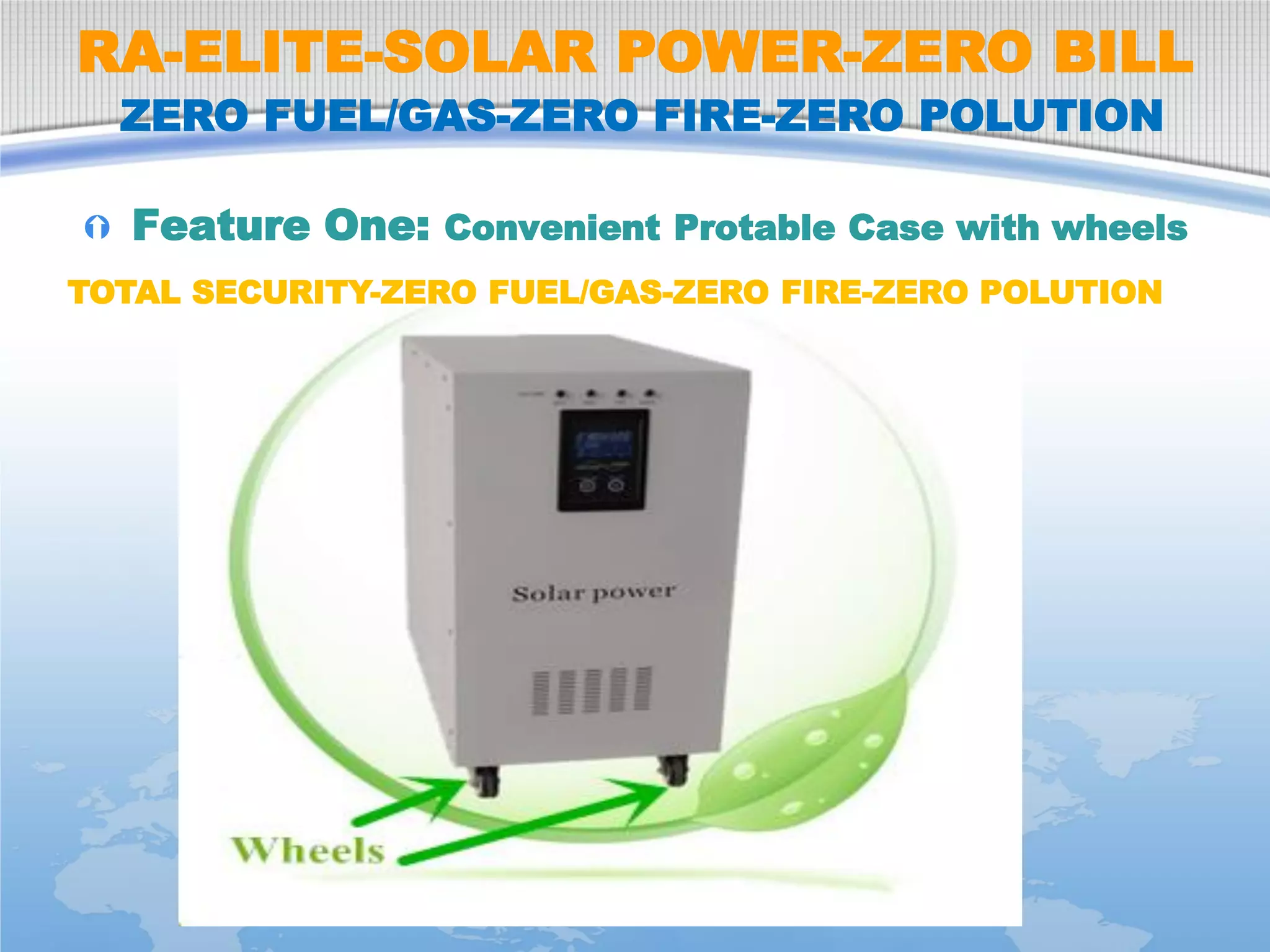 Ra solar power generators presentation | PDF