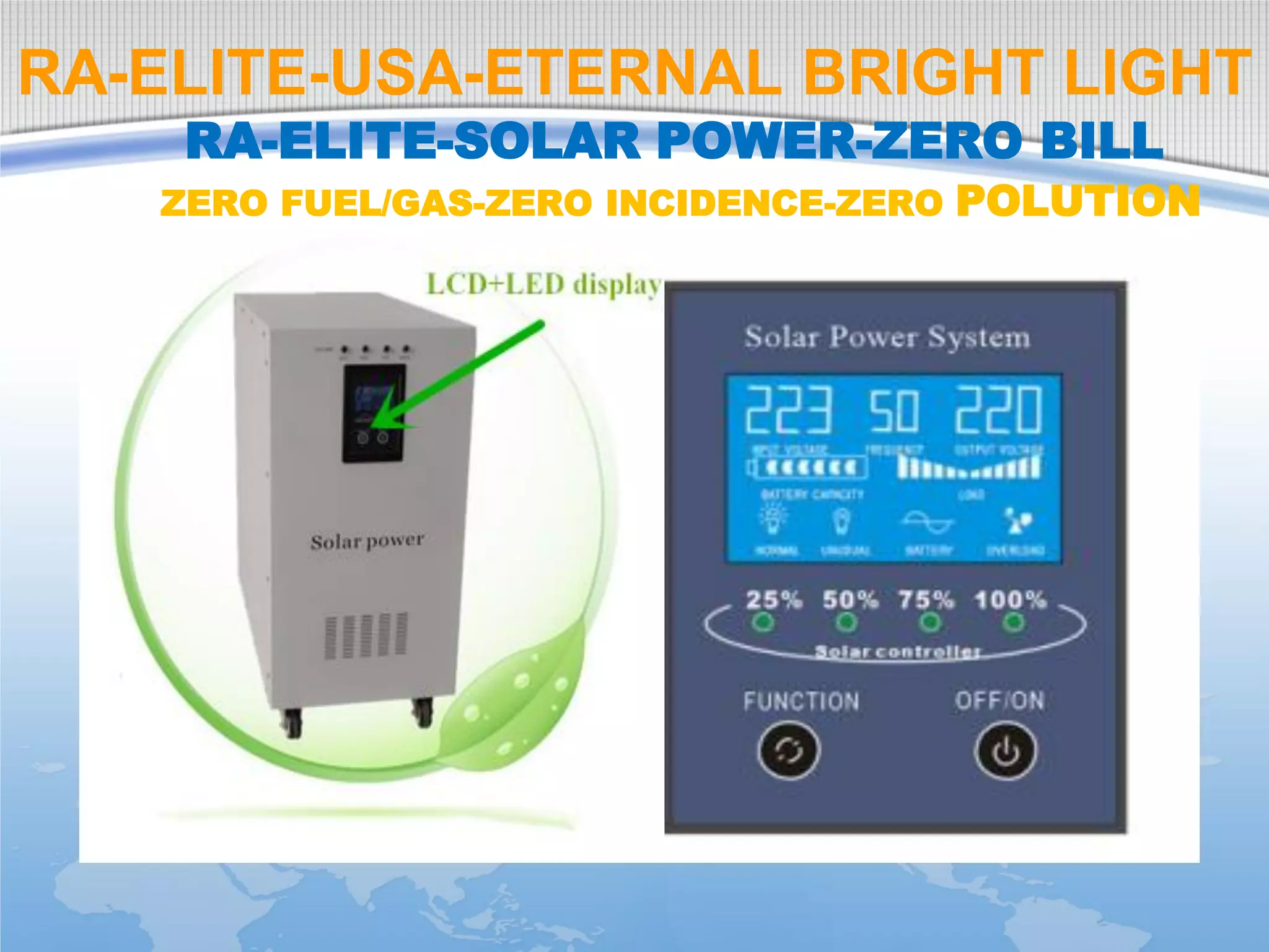 Ra solar power generators presentation | PDF