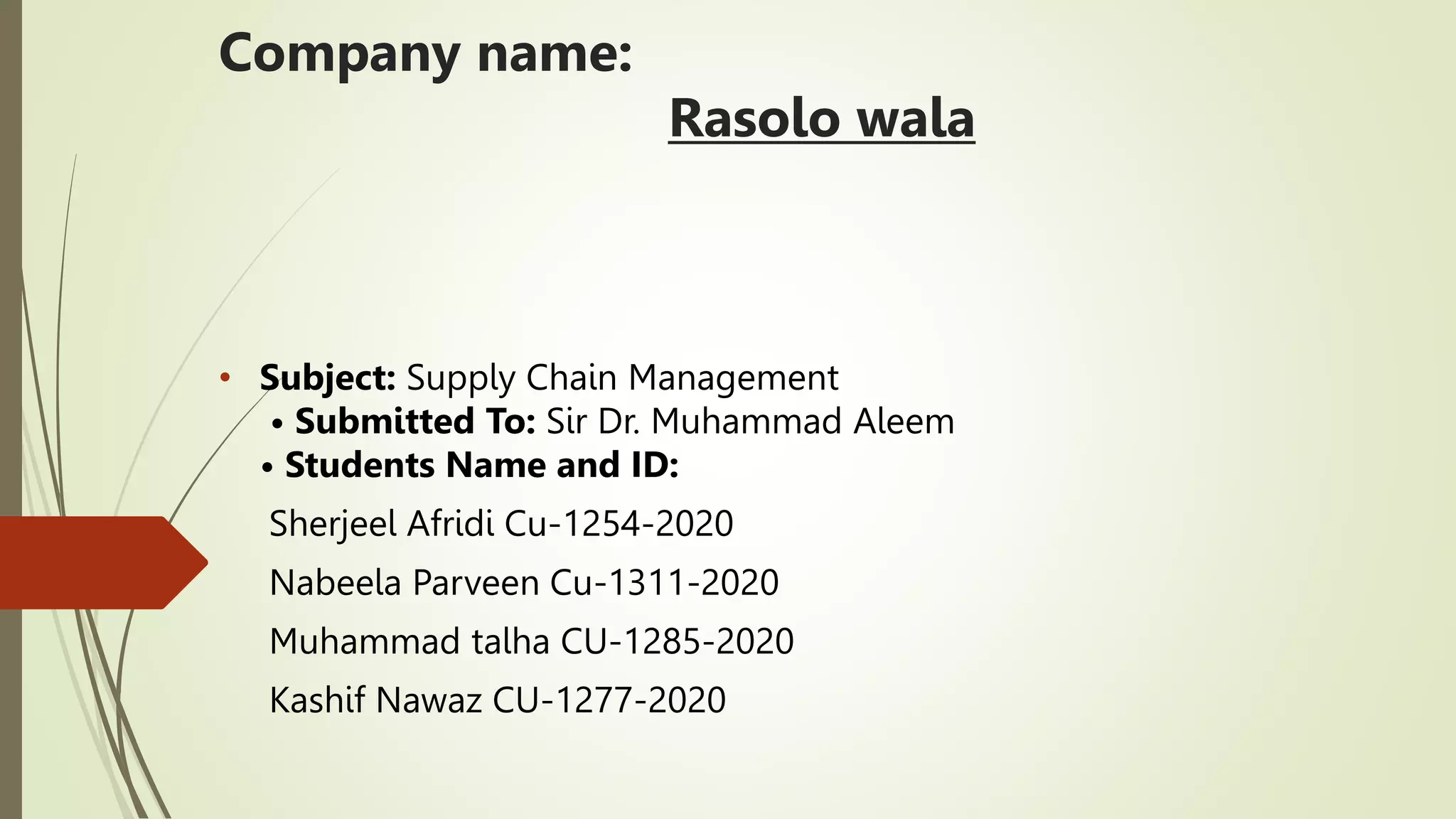 Rasolo wala logistic company Peshawer.pptx