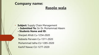 Rasolo wala logistic company Peshawer.pptx