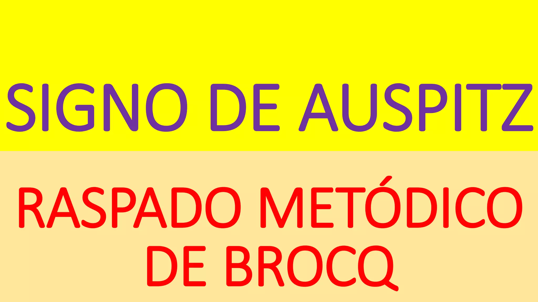 Raspado metodico de brocq signo de auspitz | PPTX