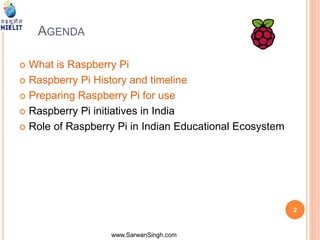 Raspberry-history, timeline, preparing it for use | PPTX