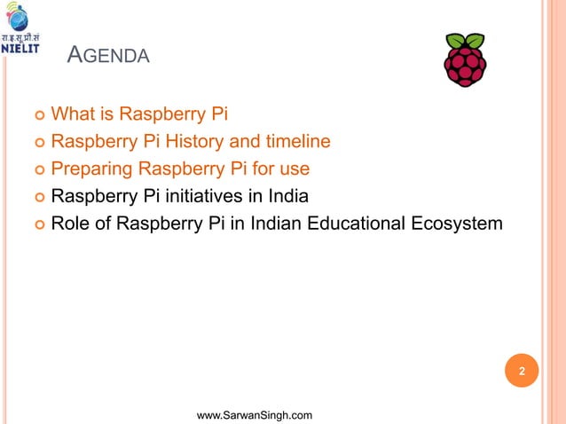 Raspberry-history, timeline, preparing it for use | PPT