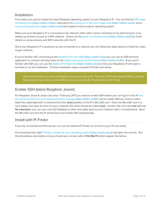 Raspberry pi-video-looper | PDF