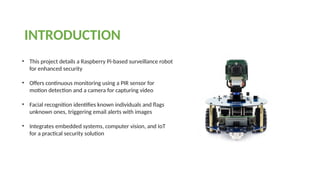 Raspberry-Pi Based Surveillance Robot.ppt
