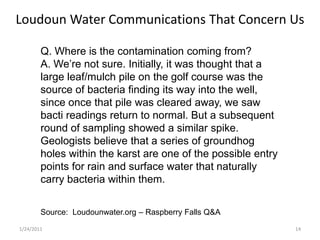 Raspberry falls dangers of water wells in limestone karst geology-final ...