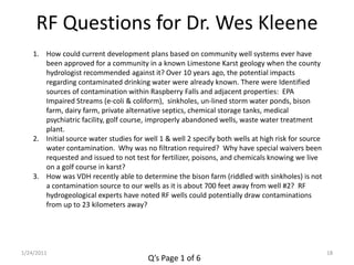Raspberry falls dangers of water wells in limestone karst geology-final ...