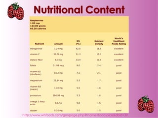 Raspberry final ppt | PDF