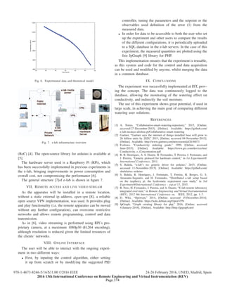 Turning the internet of (my) things into a remote controlled laboratory | PDF