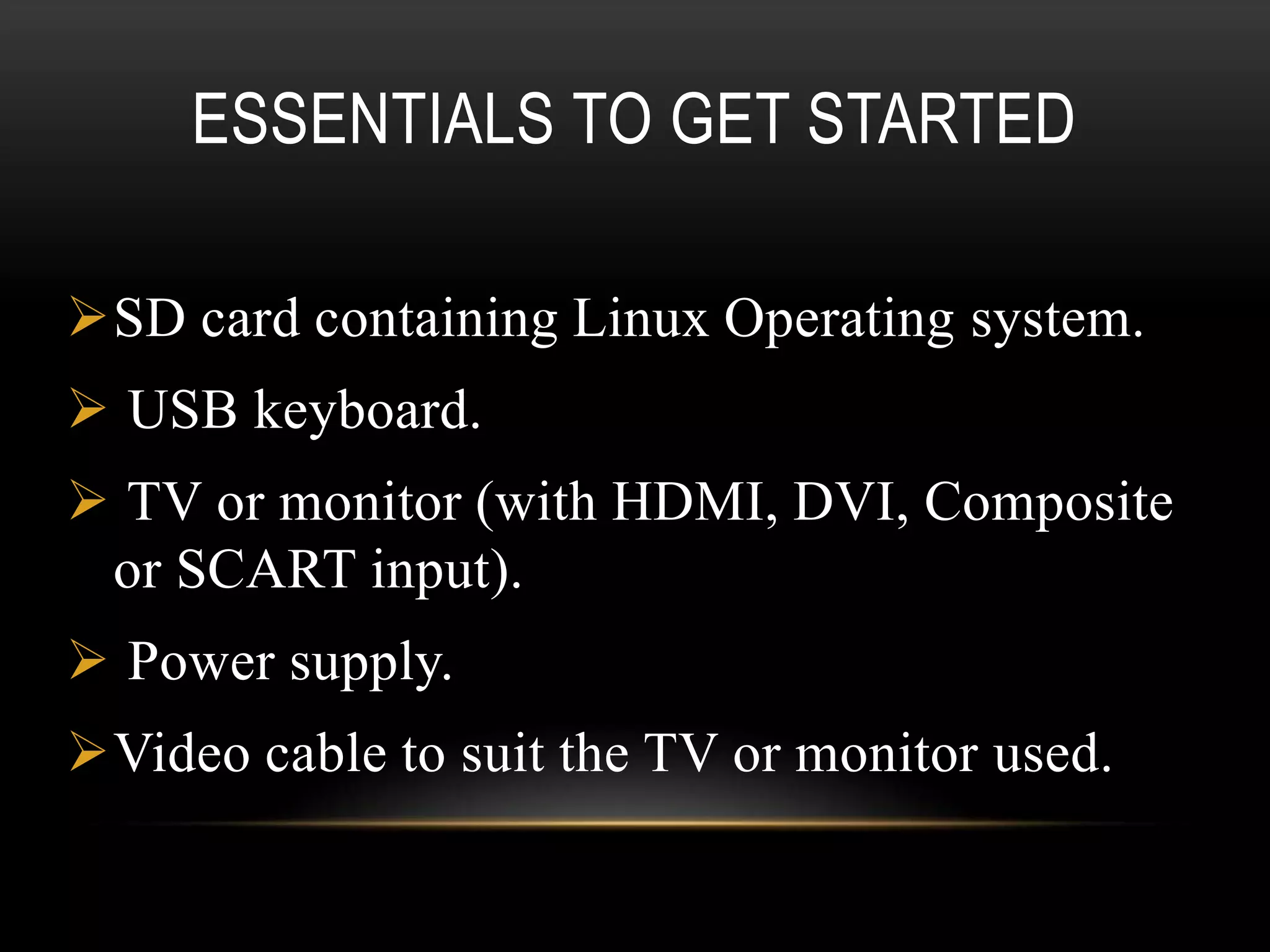 introduction to Raspberry pi | PPT