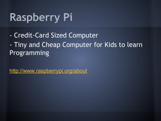 Raspberry pi | PPT
