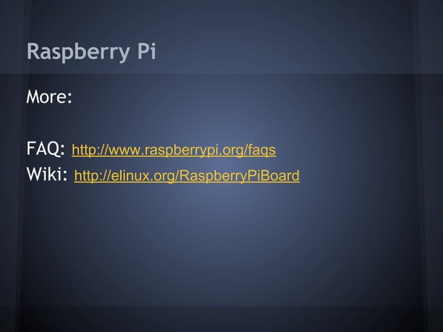 Raspberry pi | PPT