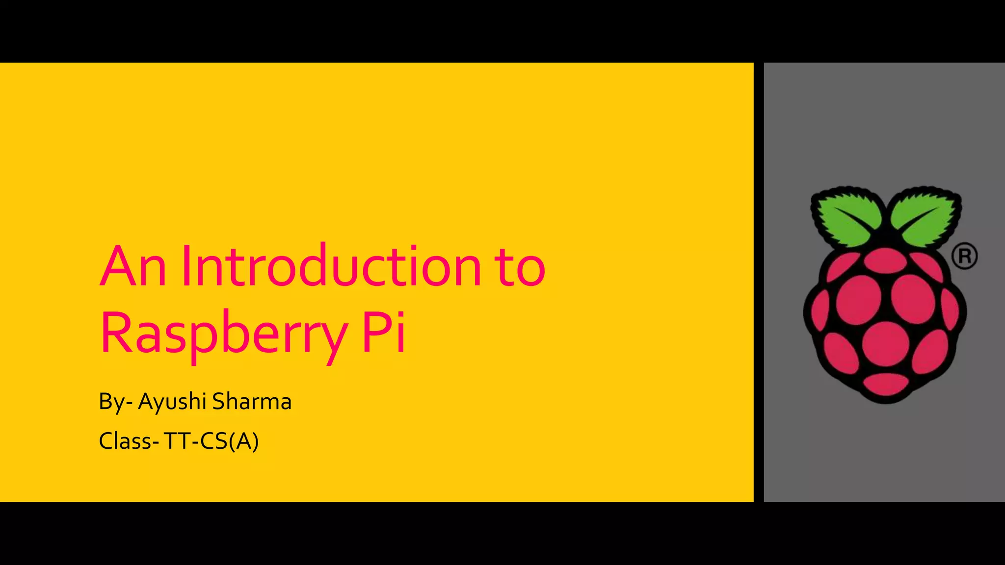Raspberry pi | PPTX