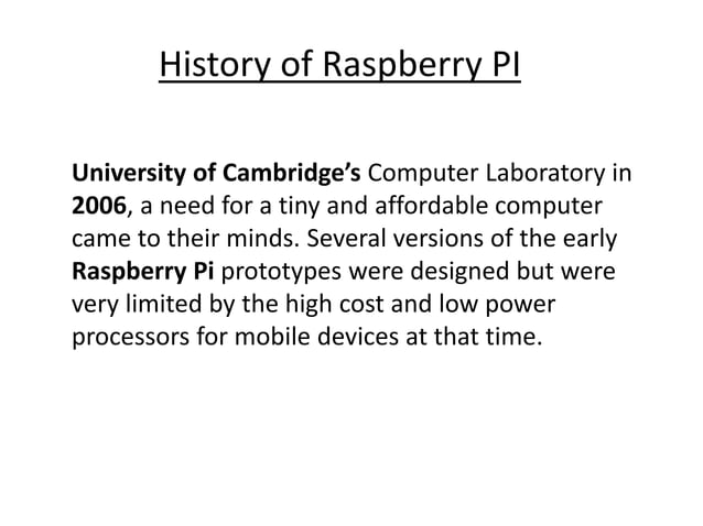 Raspberry pi | PPT