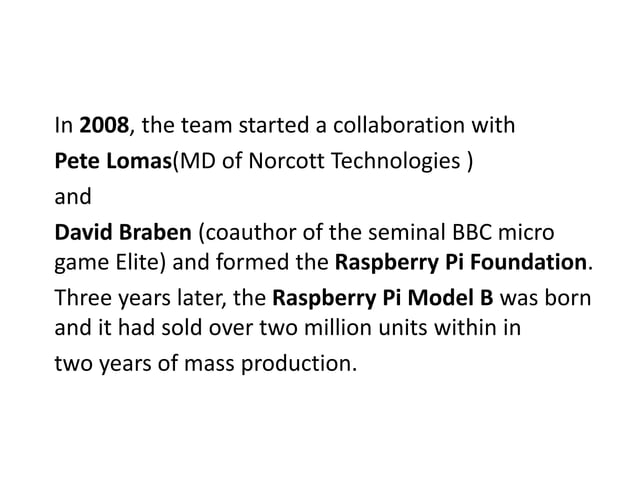 Raspberry pi seminar | PPTX