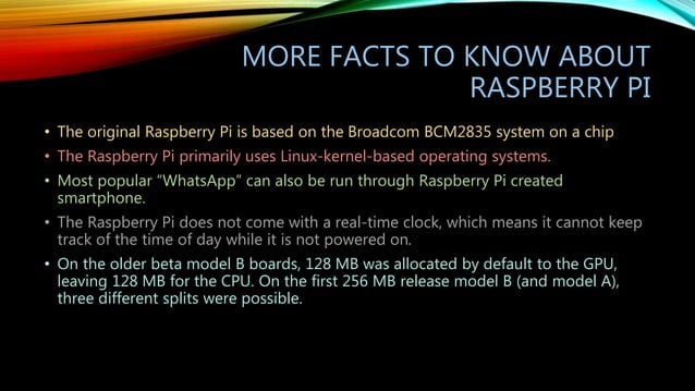 Raspberry pi | PPT