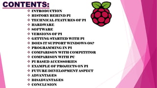 Raspberry pi | PDF