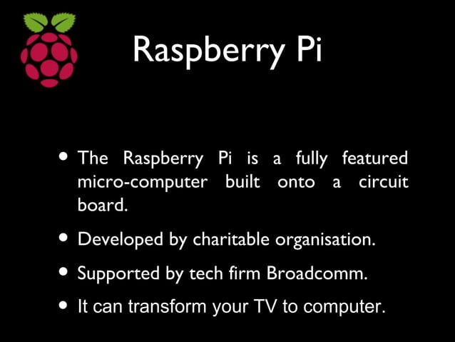 Raspberrypi | PPT