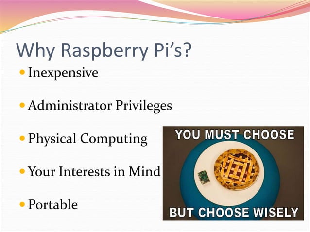 Raspberry Pi | PPTX | Consumer Electronics | Technology & Computing