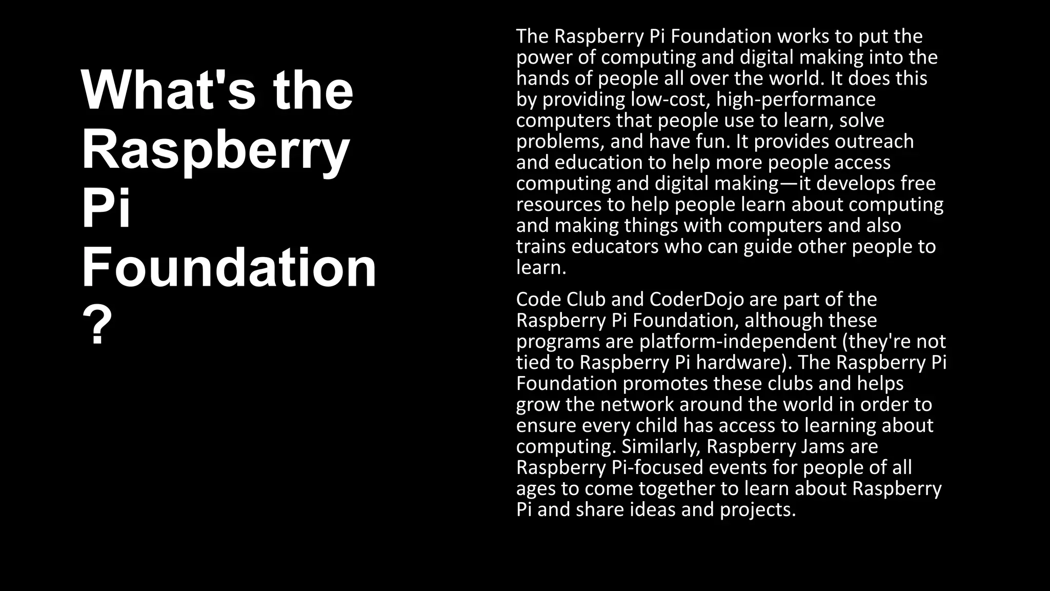 what is Raspberry pi ? | PPTX | Computing | Technology & Computing