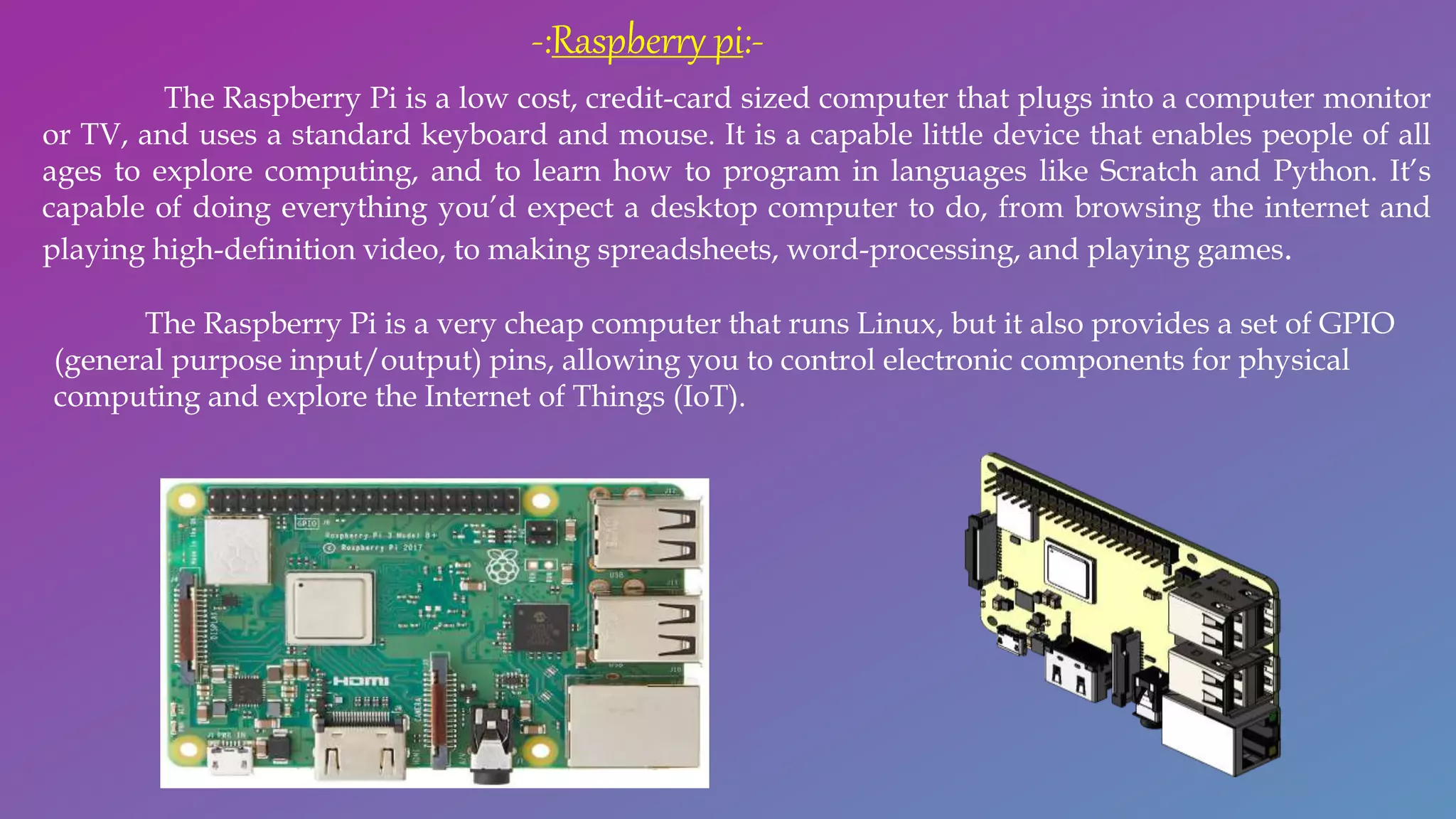 Raspberry pi | PPTX
