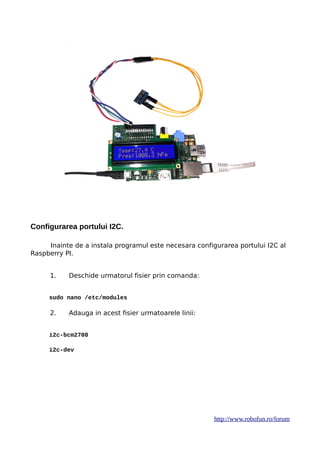 Raspberry pi bmp085blueedition | PDF