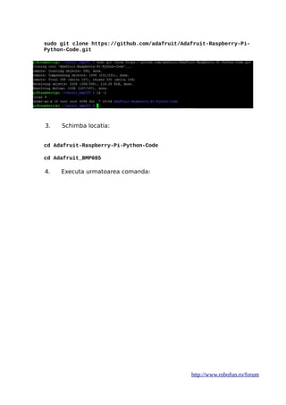 Raspberry pi bmp085blueedition | PDF