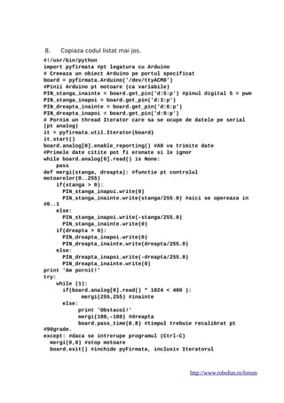Raspberry pi firmata - arduino | PDF