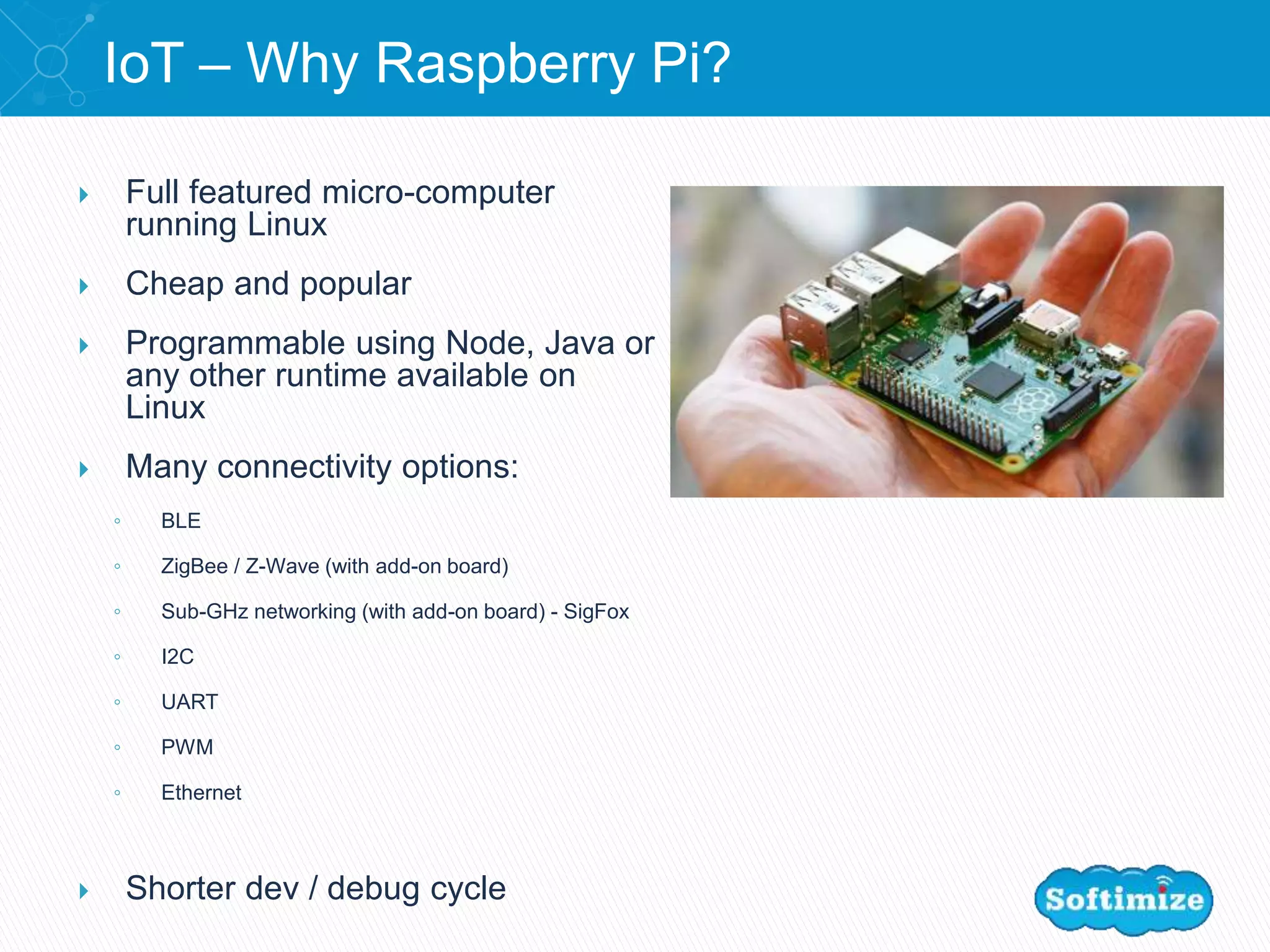 Raspberry Pi as IoT gateway | PPTX