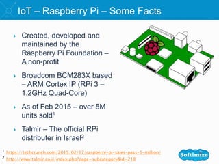 Raspberry Pi as IoT gateway | PPTX