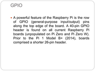 Raspberry pi led blink | PPTX