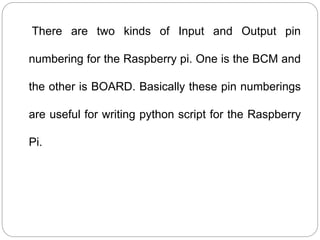Raspberry pi led blink | PPTX