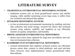 RASPBERRY PI - POWERD DRONE BASED ENVIRONMENTAL MONITORING.pptx