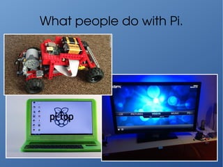 Raspberry Pi in education, resource presentation. | ODP