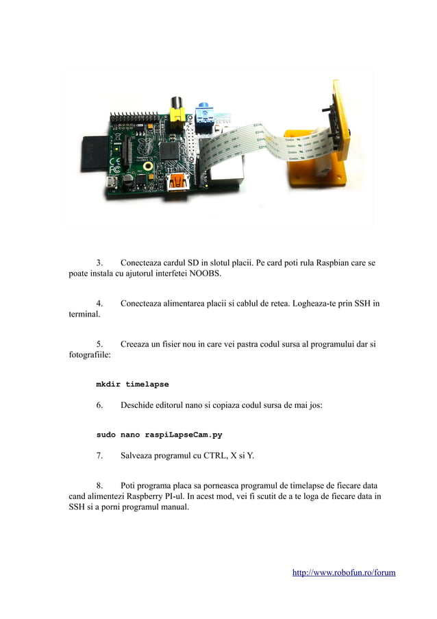 Raspberry Pi Timelapse Pdf